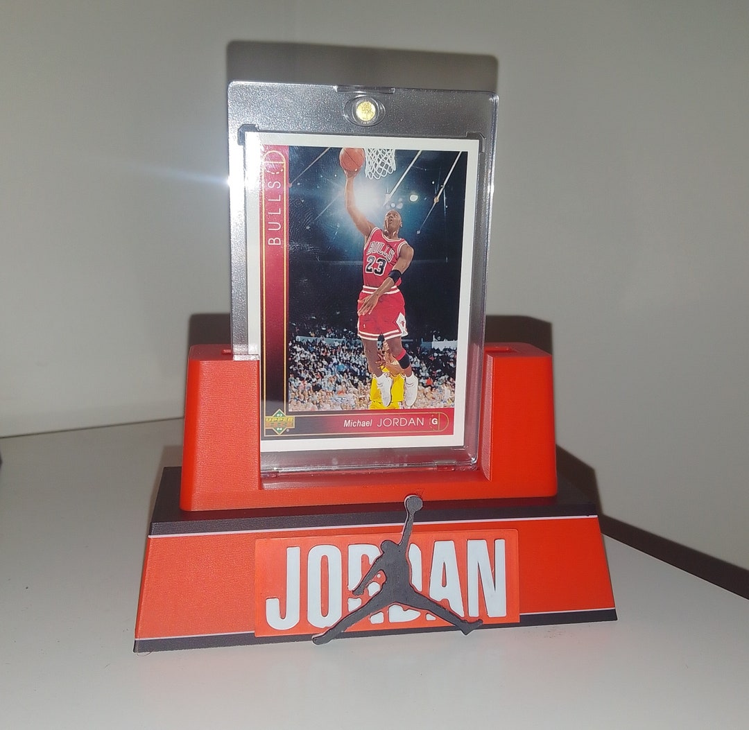 Michael Jordan Card Stand Display Holder Holds Michael Jordan PSA ...