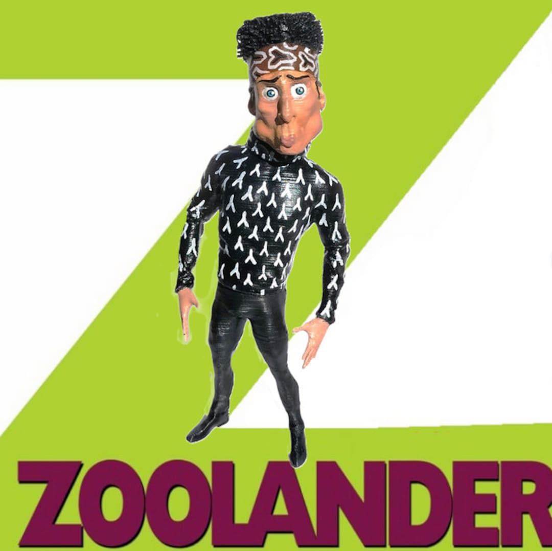 Derek Zoolander Ben Stiller 3D Sculpted & Printed Hand Painted Statue ...