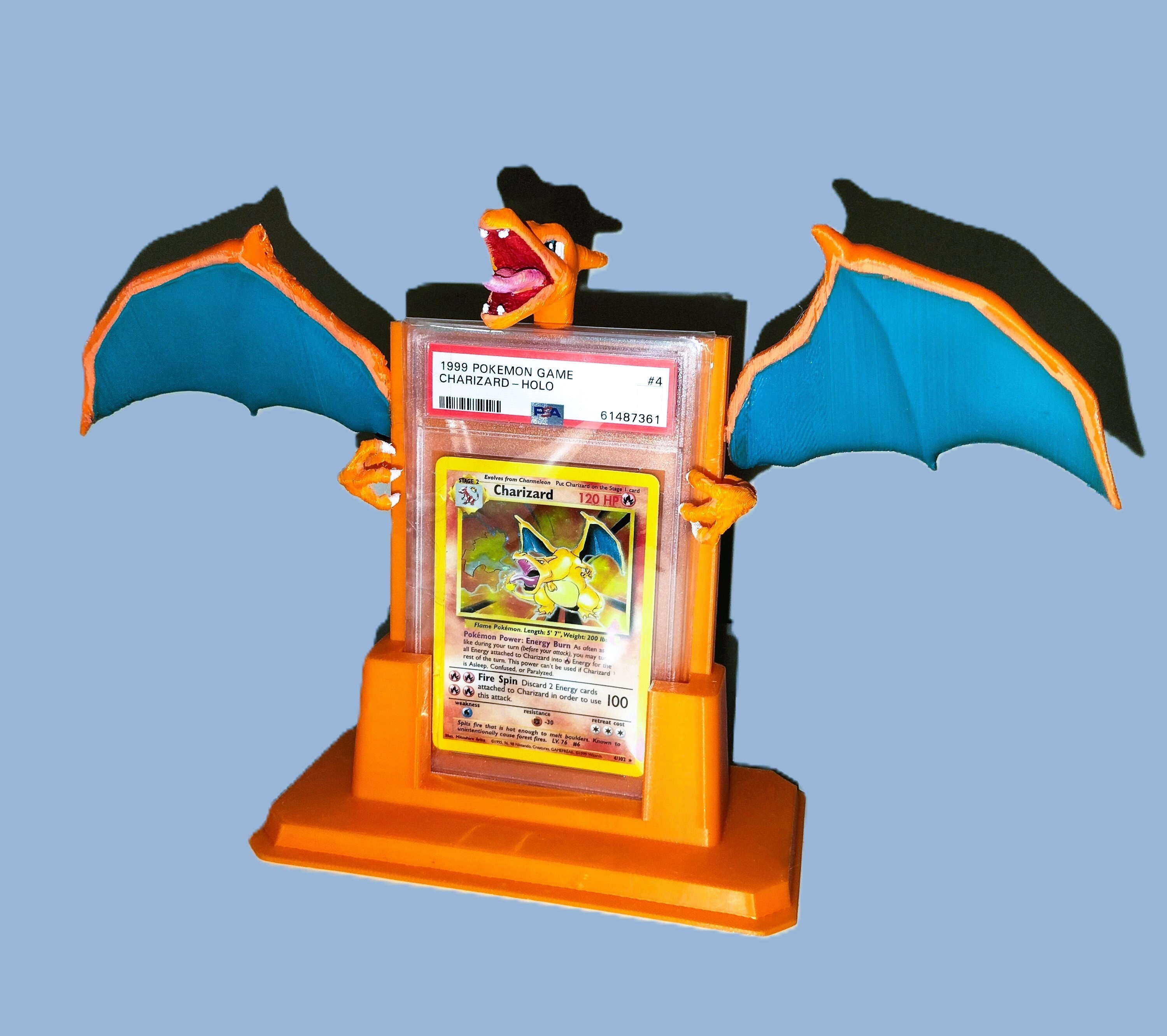 Charizard Pokemon Graded Card Display Holder / Stand - Etsy