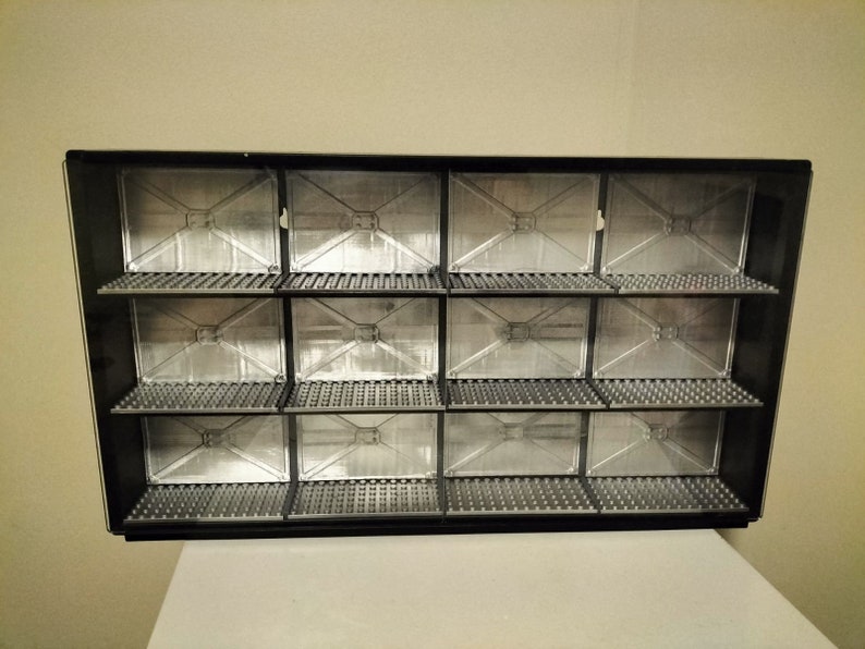 Display Case for Lego Robots Space Theme Wall Mountable Sliding Doors 3 ...