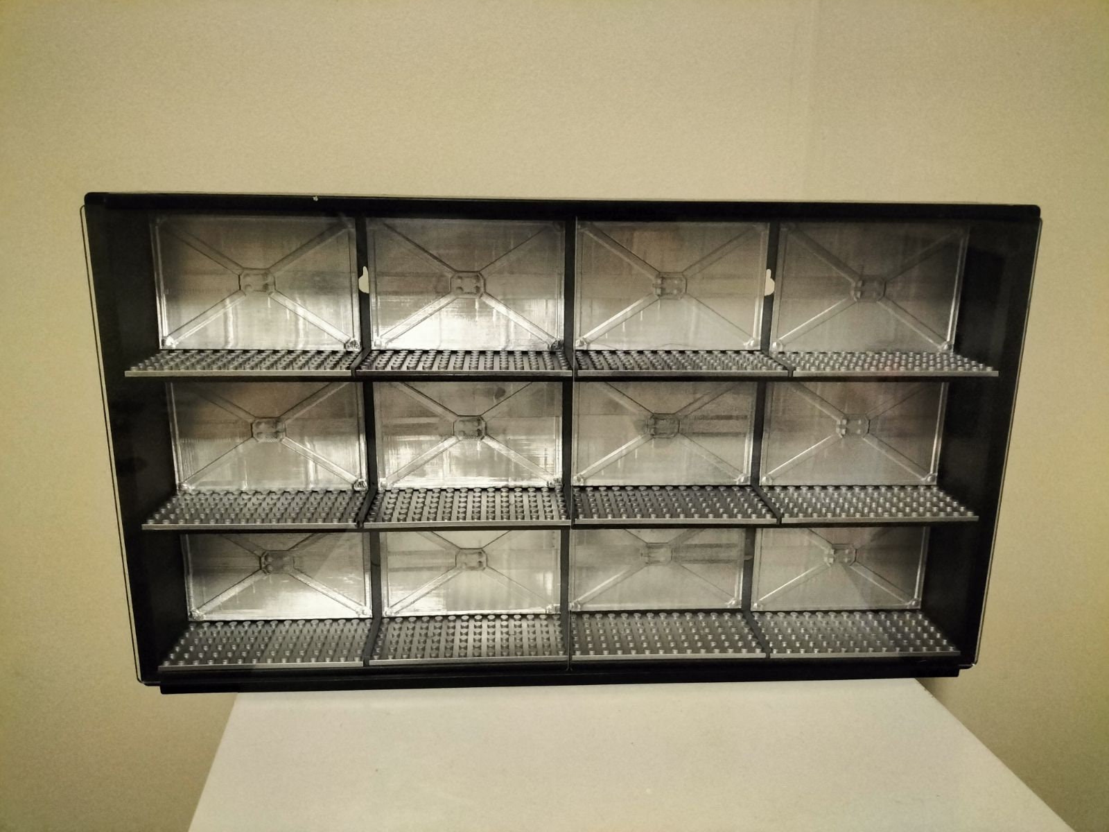 Display Case for Lego Robots Space Theme Wall Mountable Sliding Doors 3 ...