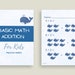 Basic Math Practice Sheets, for Kids, Kid Learning, Practice Sheets for ...