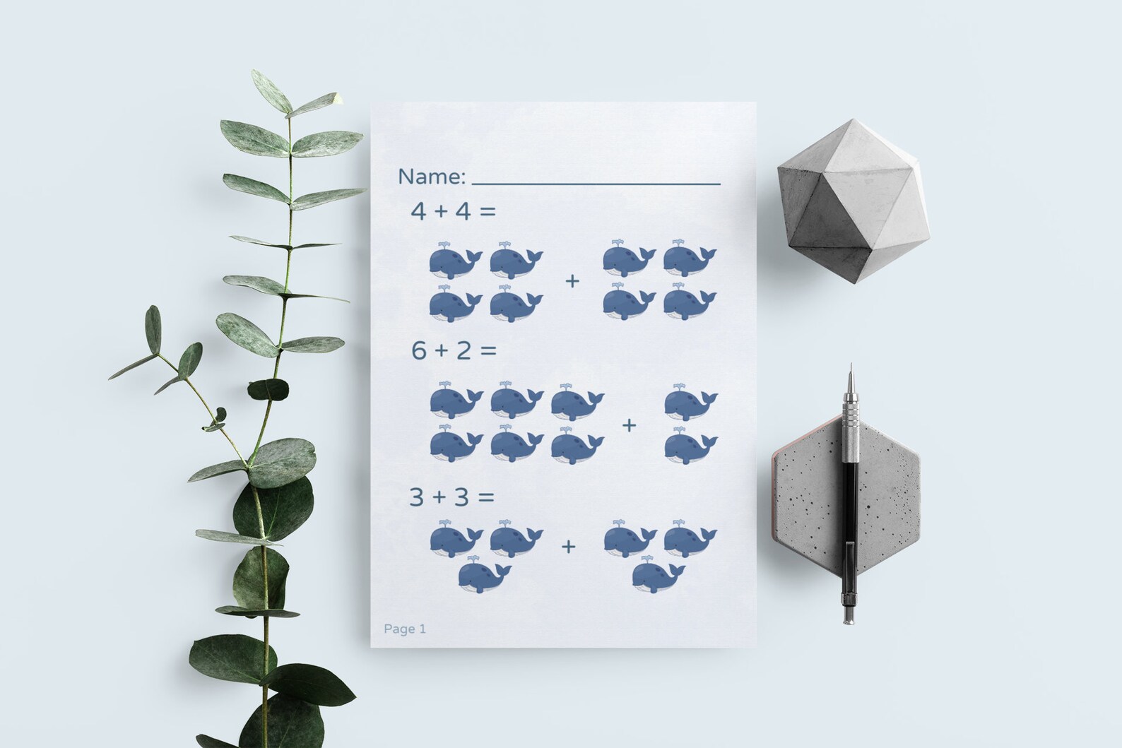 Basic Math Practice Sheets, for Kids, Kid Learning, Practice Sheets for ...