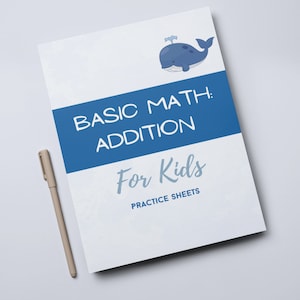 Basic Math Practice Sheets, for Kids, Kid Learning, Practice Sheets for ...