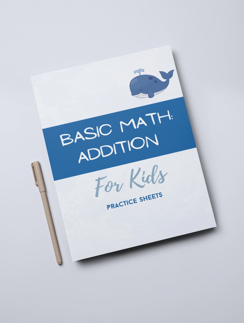 Basic Math Practice Sheets, for Kids, Kid Learning, Practice Sheets for Kids, Basic Addition ...