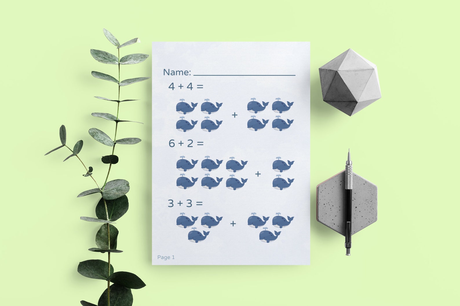 Basic Math Practice Sheets, for Kids, Kid Learning, Practice Sheets for ...