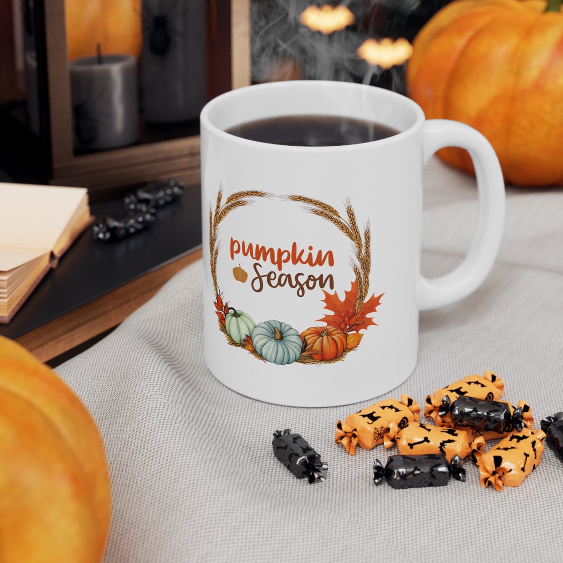 Pumpkin Season Fall Coffee Mug Fall Mug Gift for Her Gift - Etsy