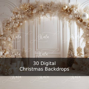 30 Digital Backdrops,christmas Backgrounds,kids Backdrops,family ...