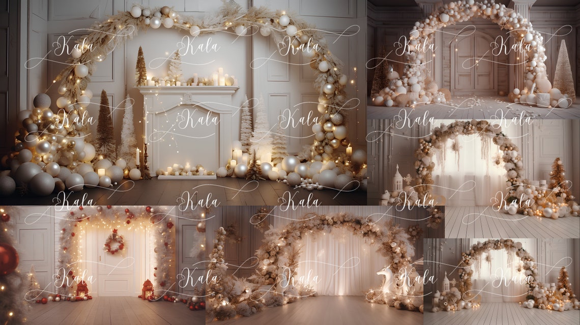 30 Digital Backdrops,christmas Backgrounds,kids Backdrops,family ...