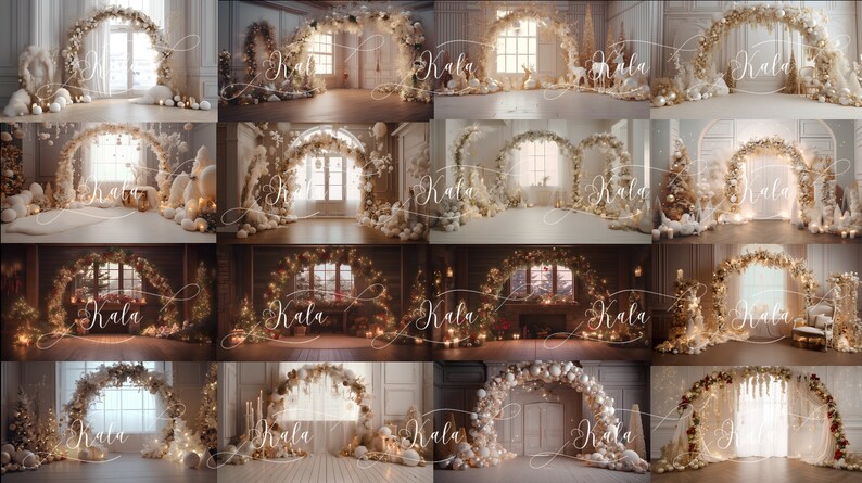 30 Digital Backdrops,christmas Backgrounds,kids Backdrops,family ...