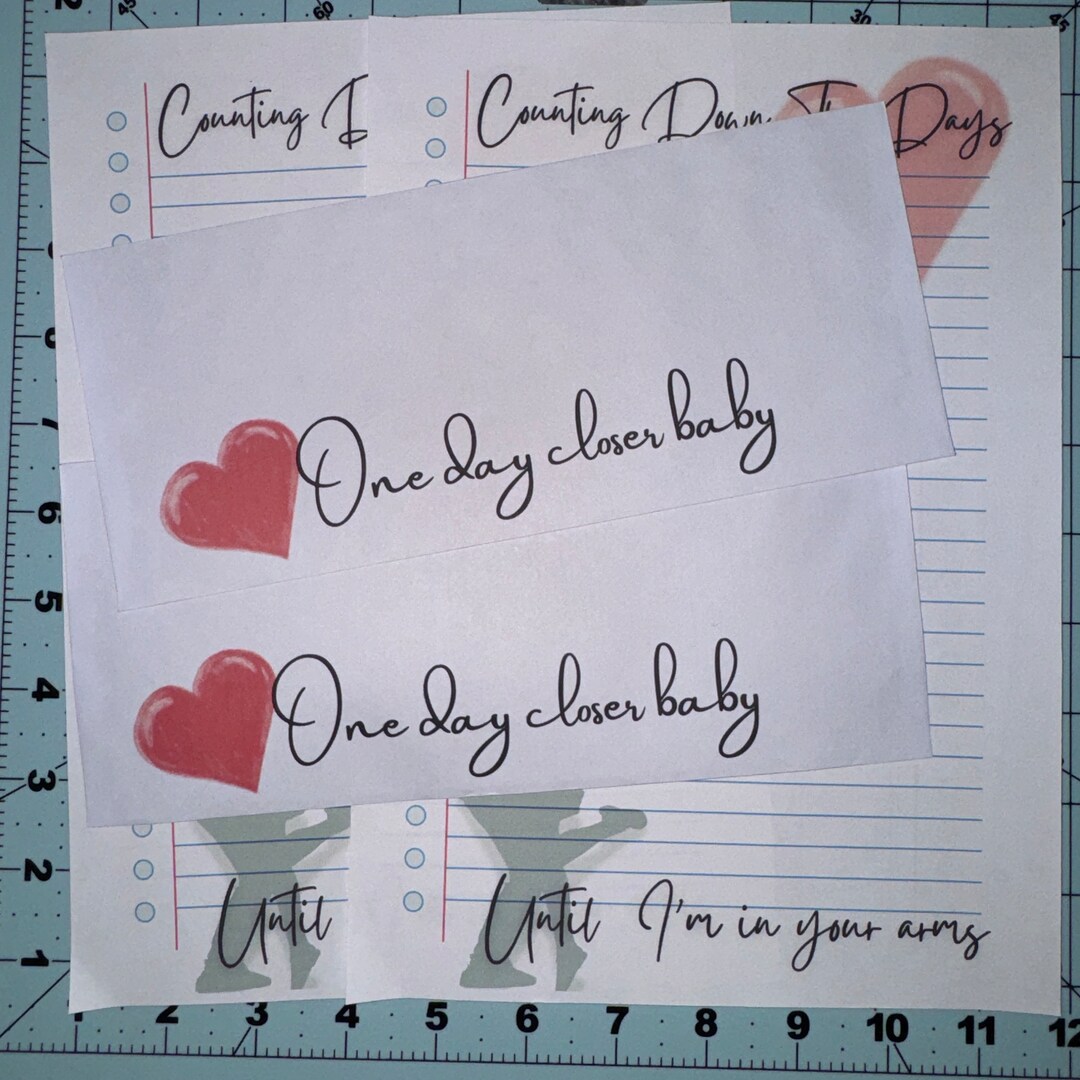 One Day Closer stationery Set - Etsy