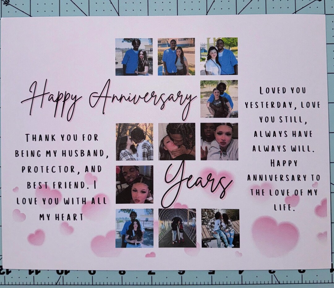Anniversary Poster (cardstock) - Etsy