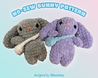 No Sew Bunny Crochet Pattern PDF Instructions ONLY Make Your Own ...