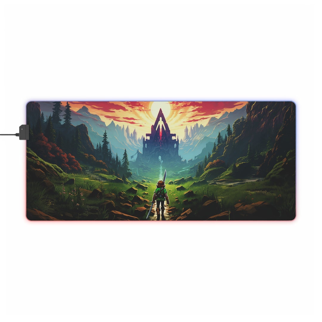 Quest to the Elven Ruins LED Gaming Mouse Pad Desk Mat - Etsy
