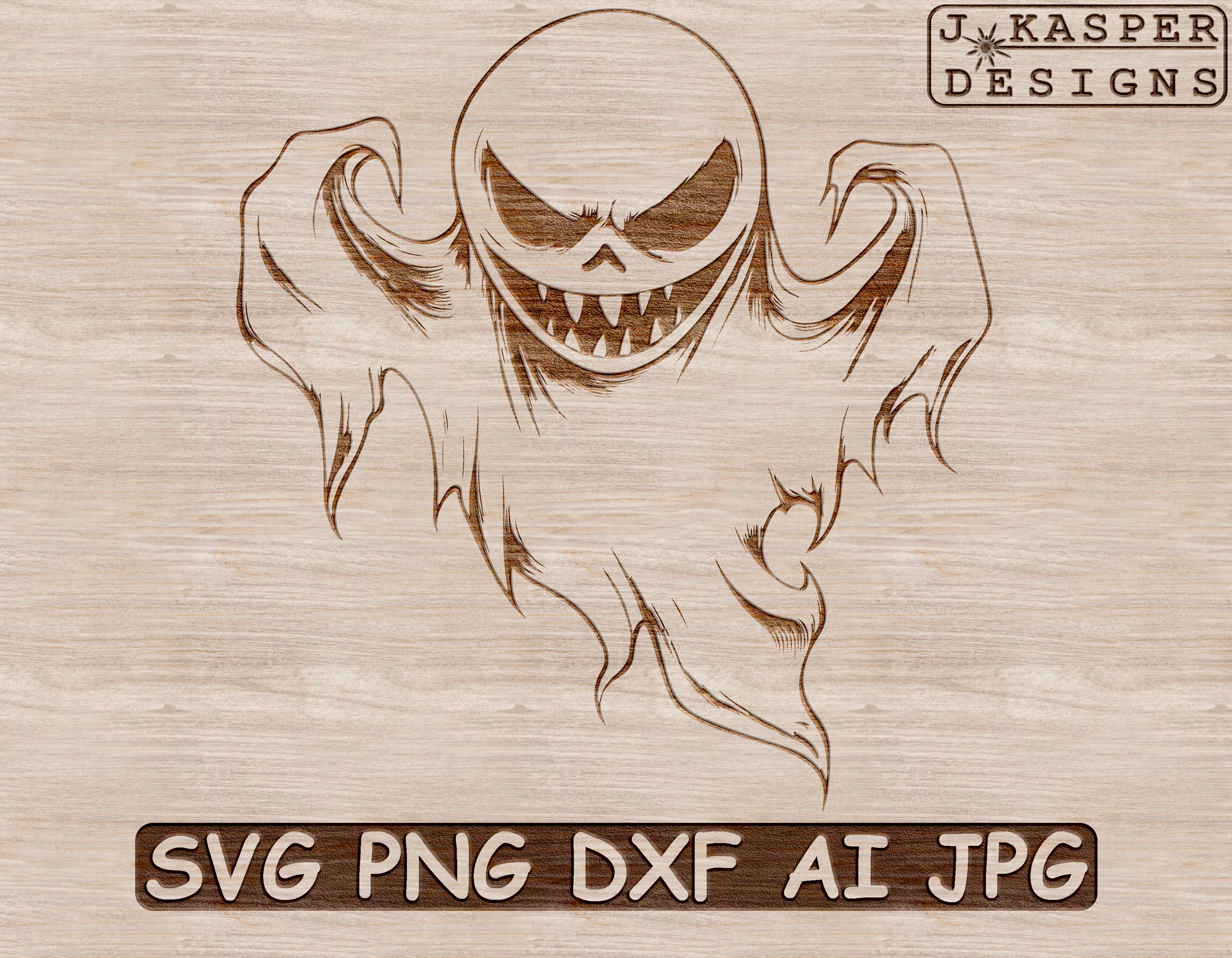 Ghost SVG Ghost PNG Phantom Halloween Clipart Design for Cricut Monster ...