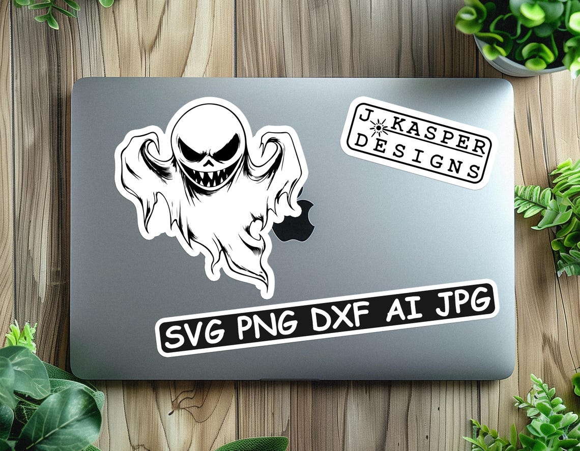 Ghost SVG Ghost PNG Phantom Halloween Clipart Design for Cricut Monster ...