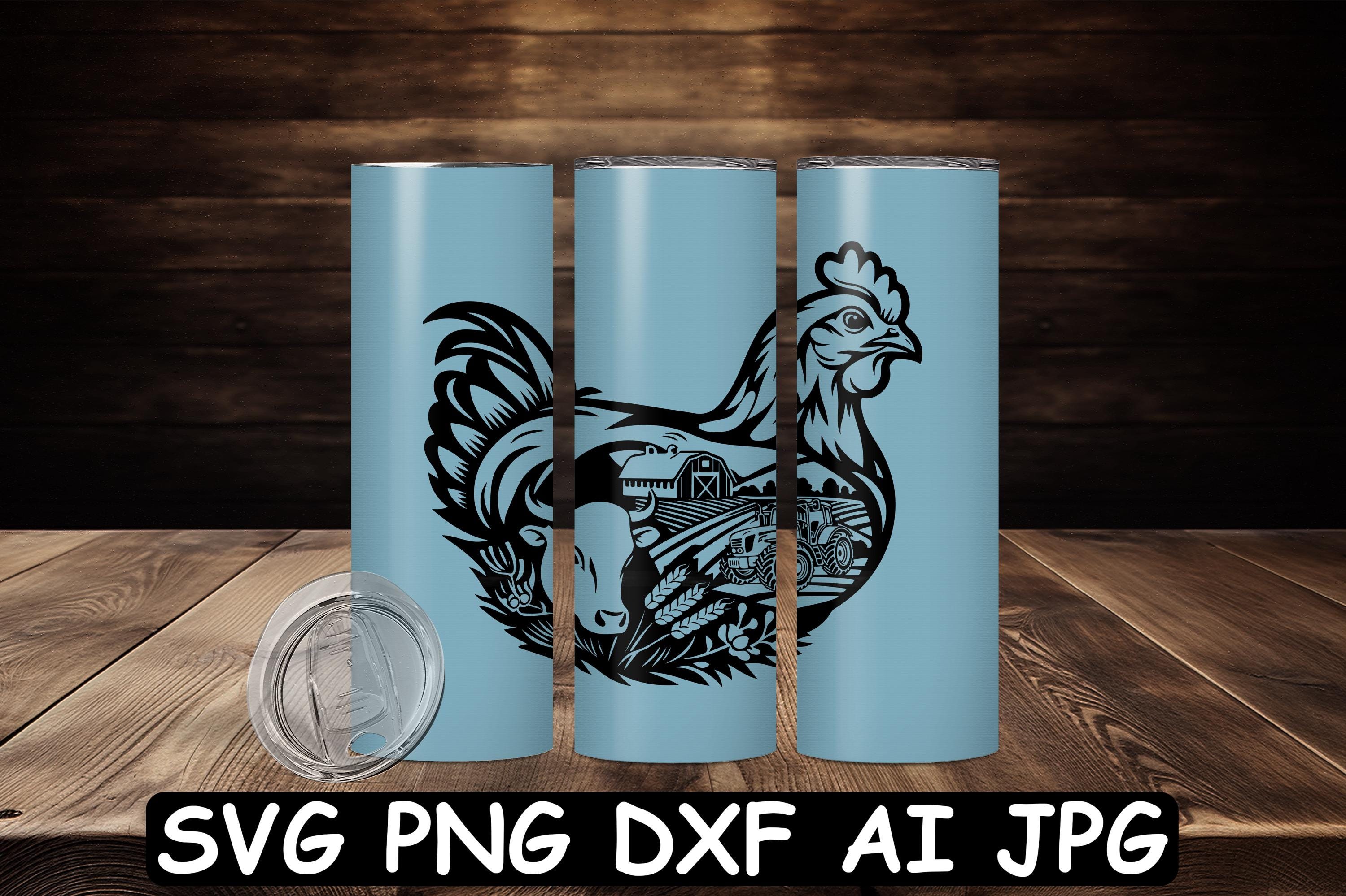 Chicken Farm Scene SVG | Farm PNG | Png Farm Svg Farm | Country Decor ...