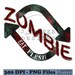 Zombie Eat Flesh Clipart: PNG for Cricut, Sublimation - Etsy