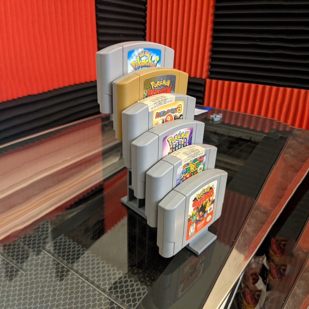Floating Video Game Cartridge Game Display Holder - N64 / SNES / NES ...
