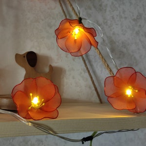Cherry Blossom Fairy Lights: Handmade Sakura Flower String Lights - Etsy