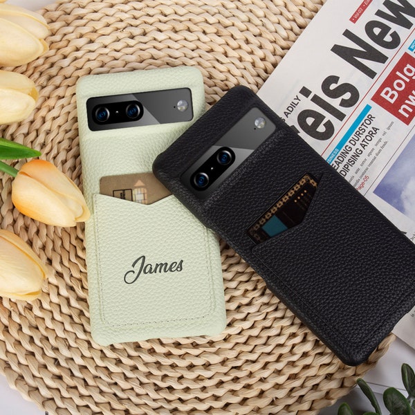 Leather Phone Case Google Pixel Pro - Etsy