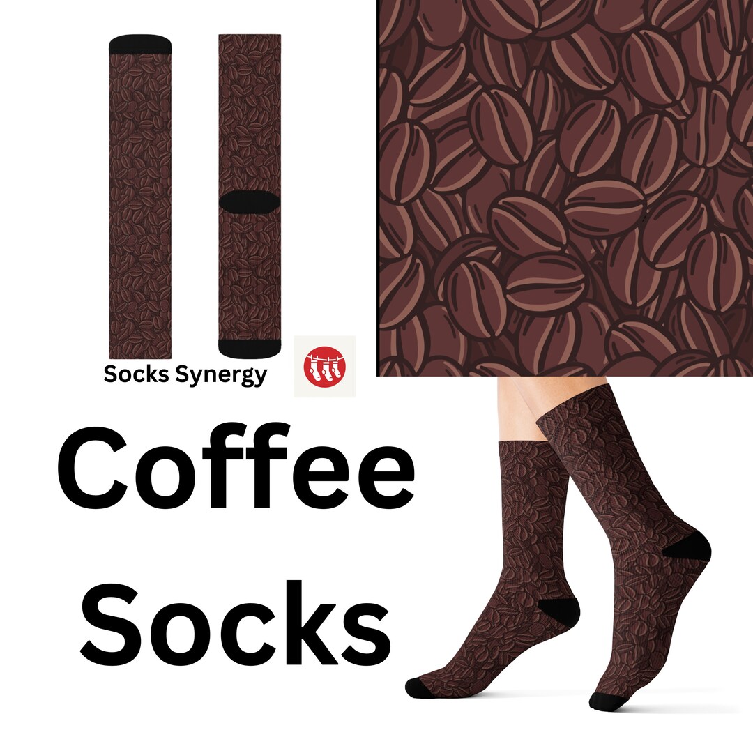 TOP SELLER Coffee Bean Socks Custom Fun Cool Trendy Personalized ...