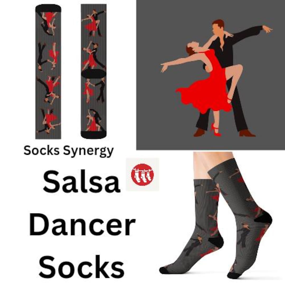 TOP SELLER Salsa Dancers Socks Personalized Gift Fun Cool Trendy Gift ...