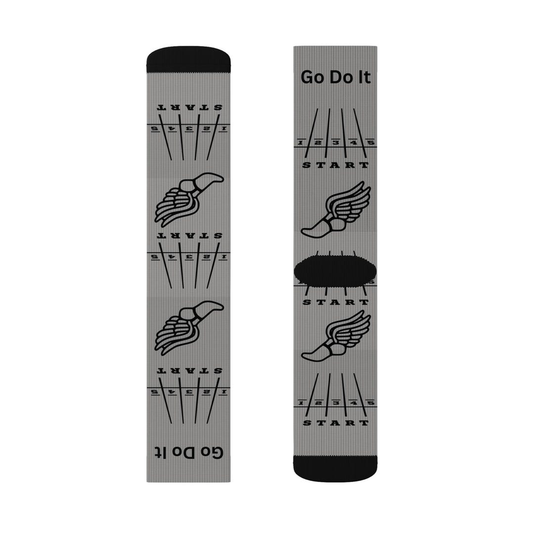 Go Do It Motivational Socks - Running, Gift for Athletes, Sporty, Go Do ...