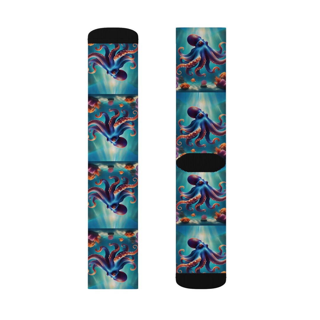 Whimsical Octopus Socks Fun Gift, Beach Vibes, Everyday Wear, Unique ...