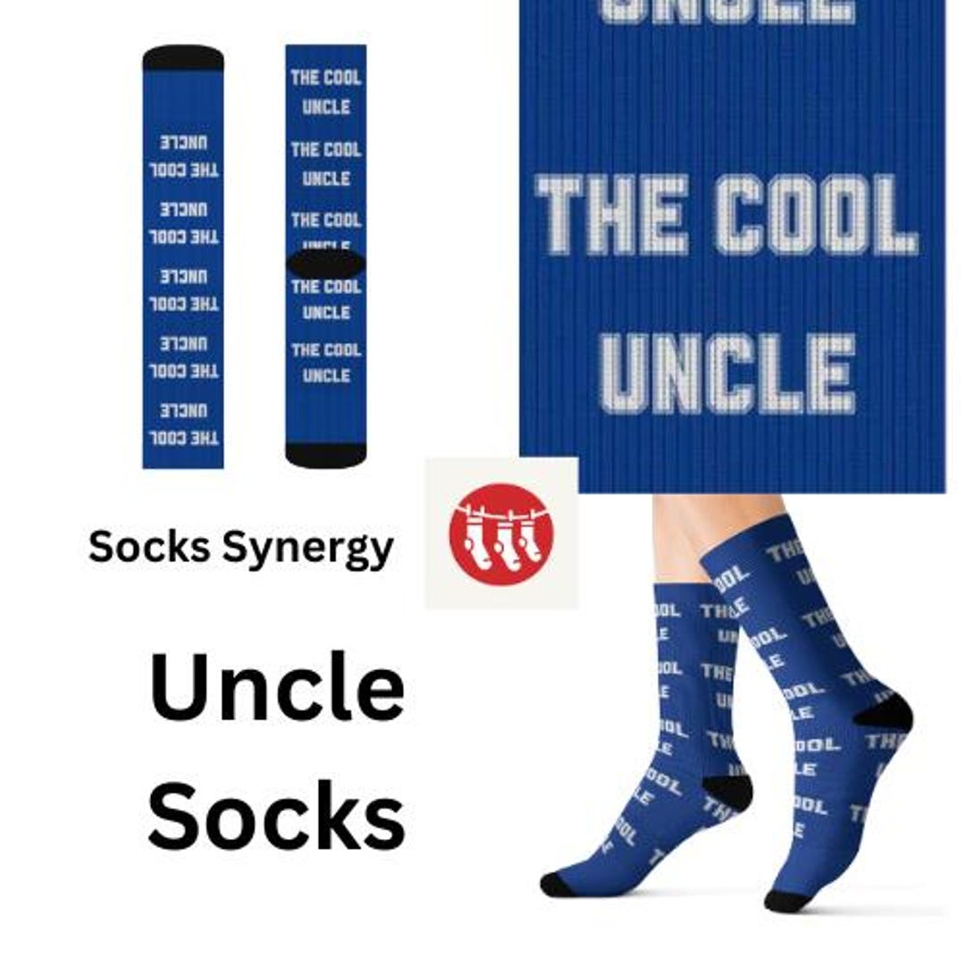 The Cool Uncle Socks Personalized Gift Fun Cool Trendy Gift Present ...