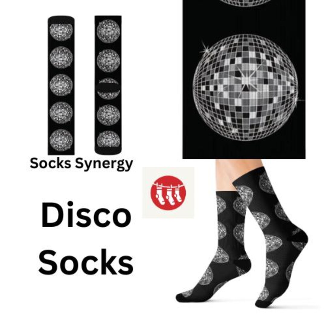TOP SELLER Disco Ball Socks Personalized Gift Dancing Socks Party Socks ...
