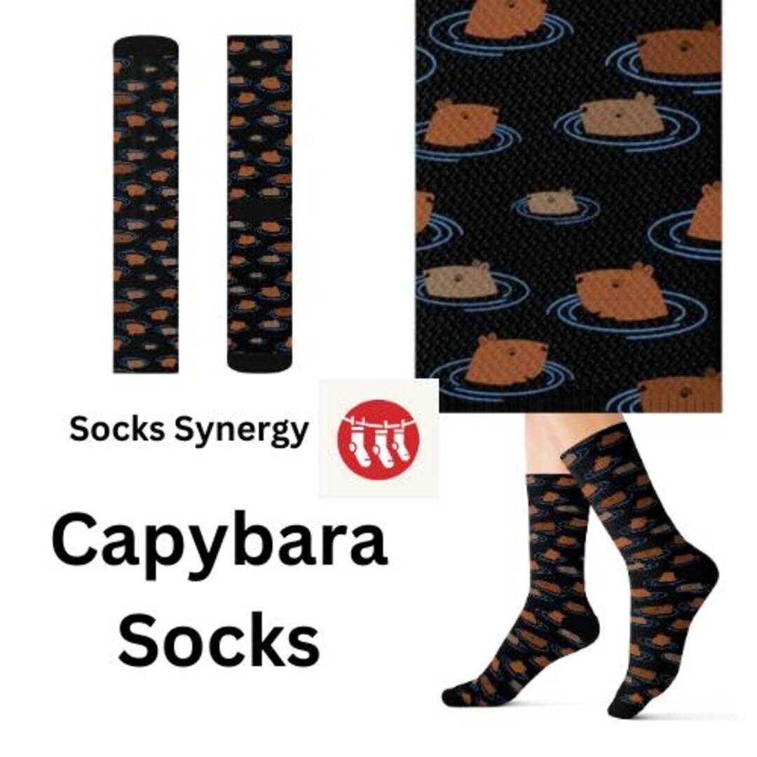 Top Seller Capybara Socks Capybara Lover Gift Fun Cool Trendy Gift ...