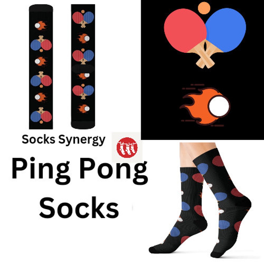 TOP SELLER Ping Pong Socks Personalized Gift Fun Cool Trendy Gift ...