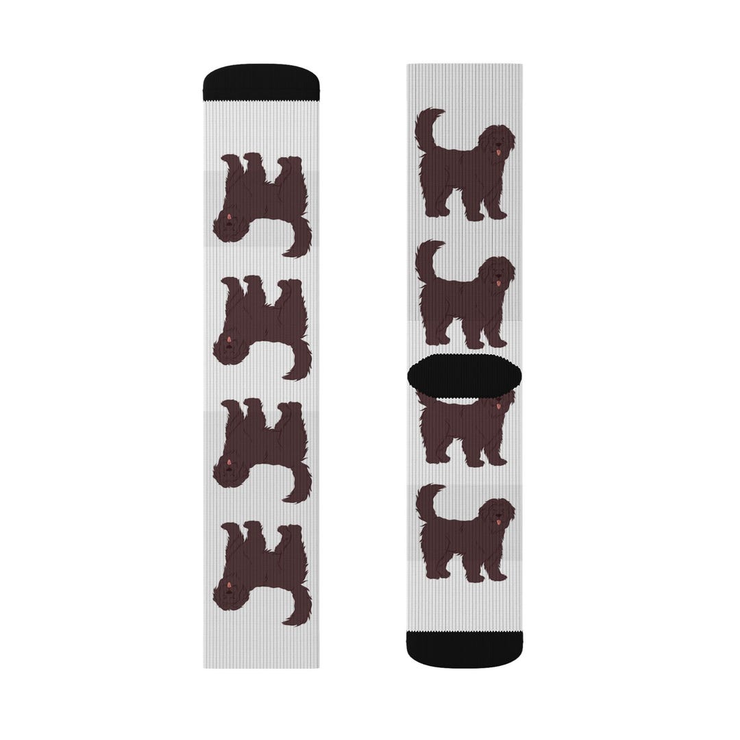 Newfoundland Cute Dog Pattern Socks Perfect Gift for Pet Lovers, Dog ...
