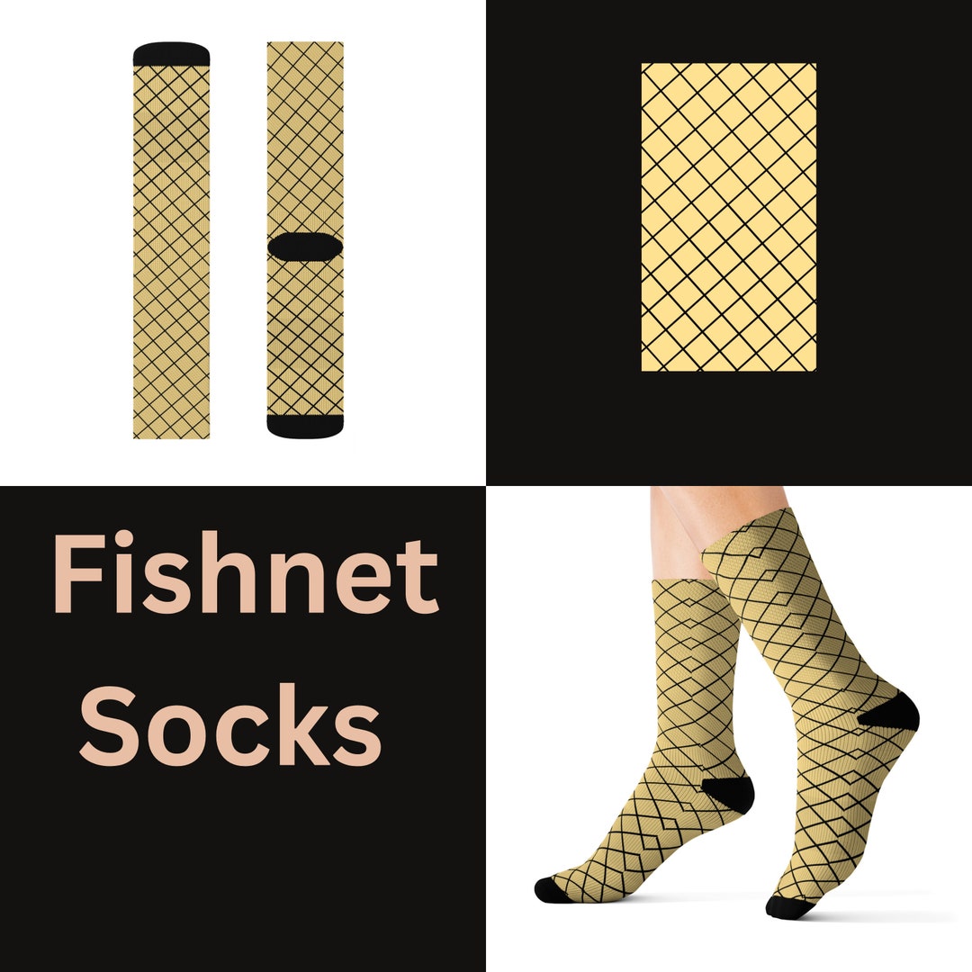 Fishnet Socks With Neutral Background Skin Color Fun Cool Trendy Gift ...