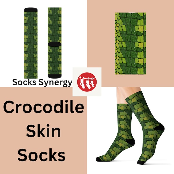 Crocodile Socks - Etsy