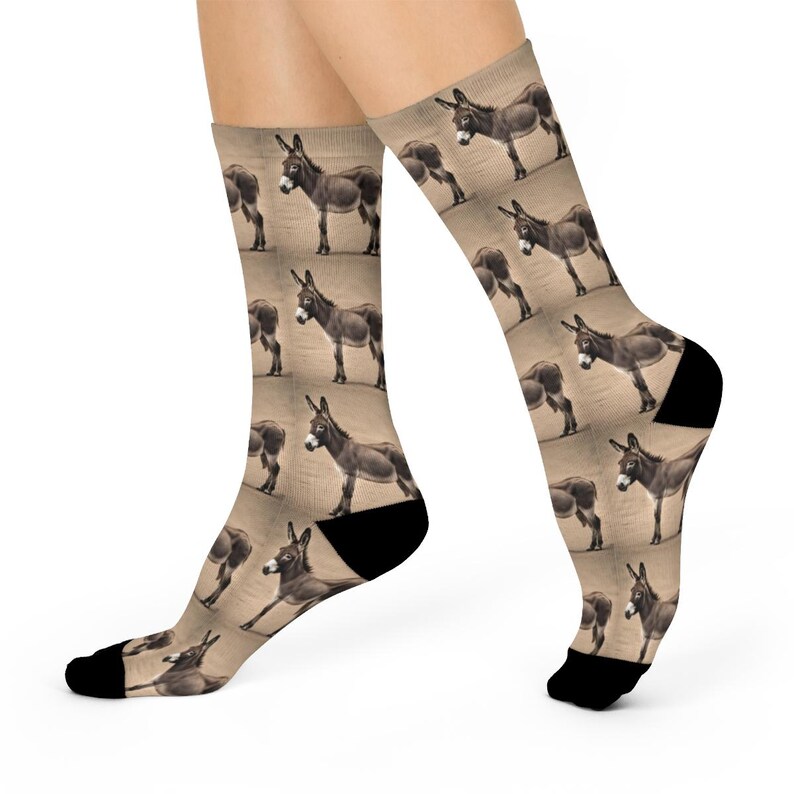 BEST SELLER Donkey Socks Custom Animal Fun Cool Trendy Gift Present ...