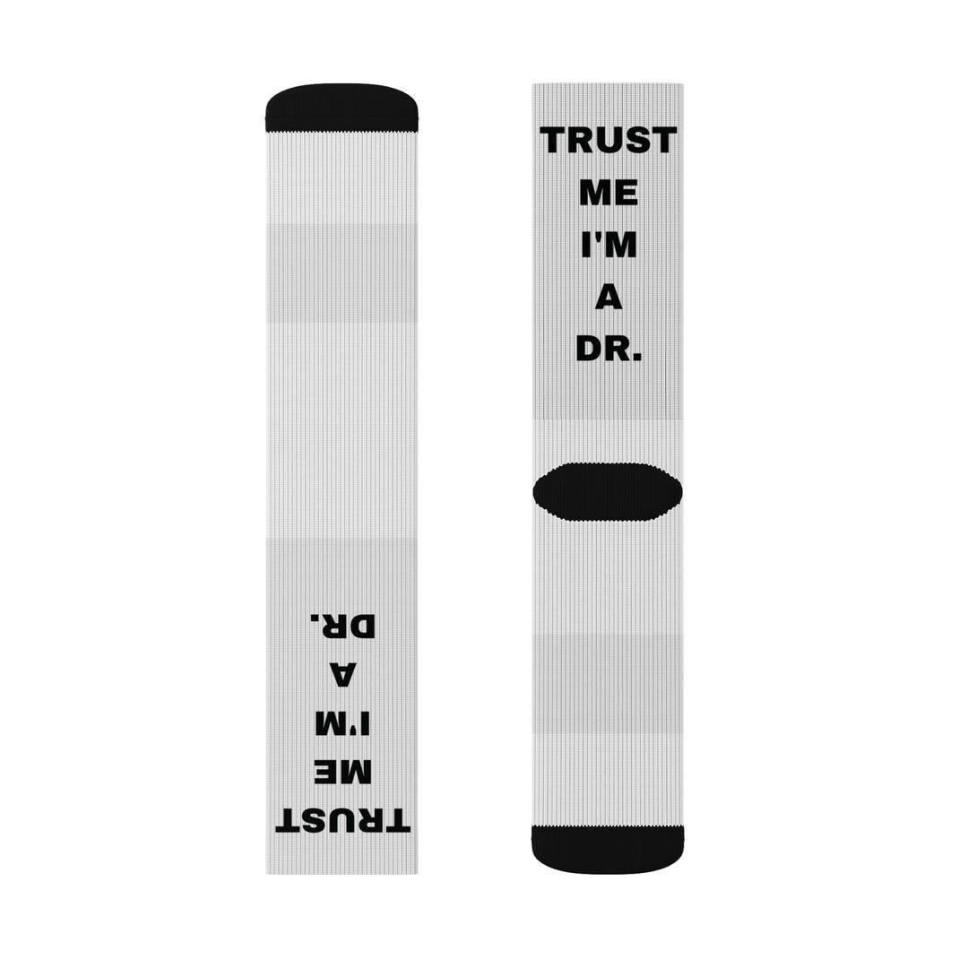 Trust Me I'm a Dr. Socks | Funny Medical Gifts, Unique Nurse Socks ...