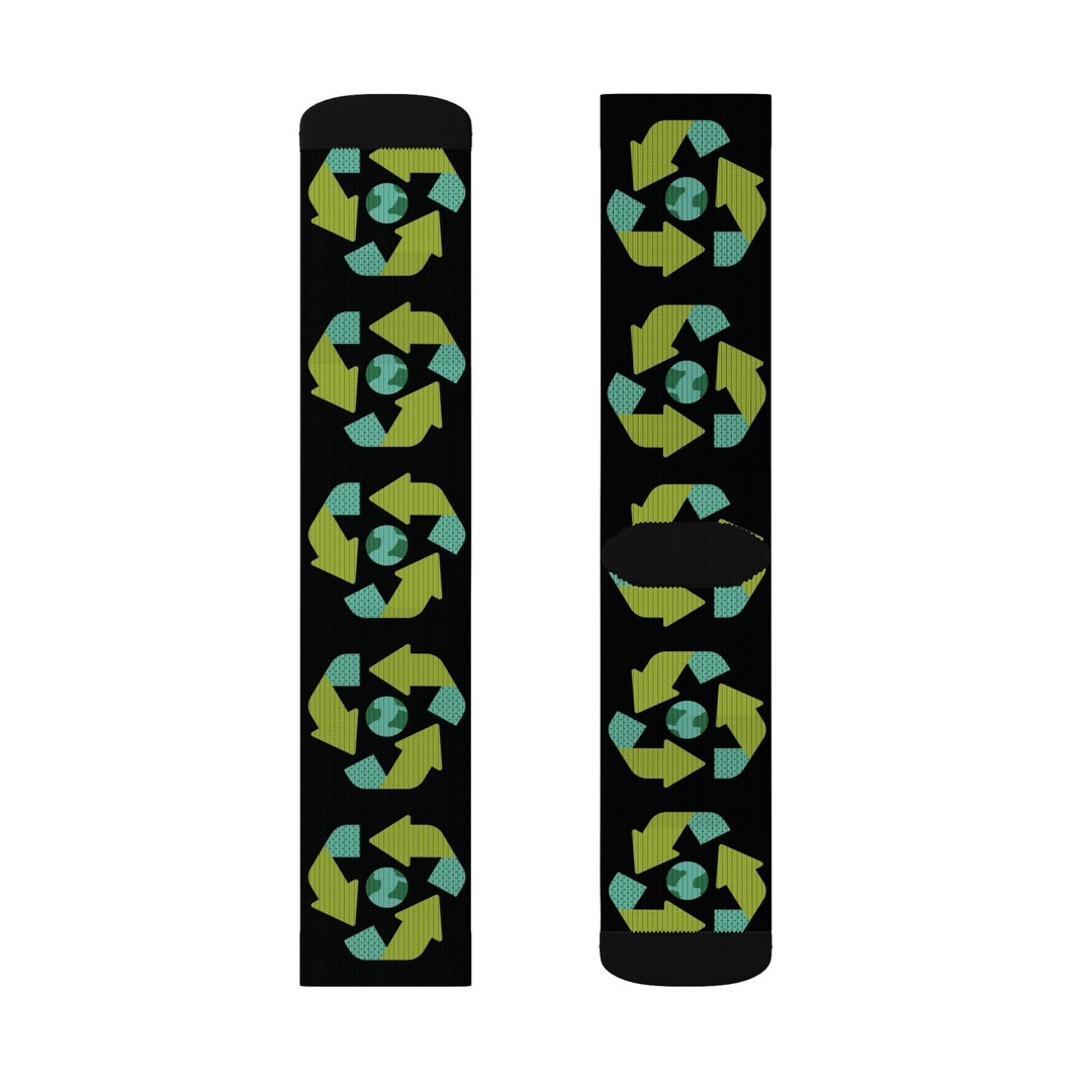 Earth Recycle Socks - Recycled Love, Unique Gift for Environmentalists ...