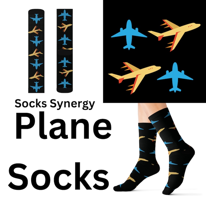 TOP SELLER Pilot Socks Custom Planes Captain Crew Trendy Gift Present ...
