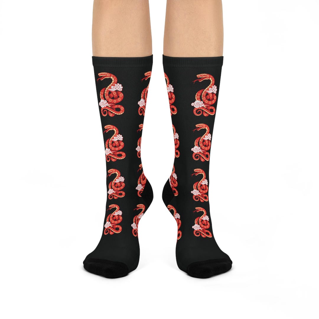 Chinese New Year Snake Socks Personalized Gift - Etsy