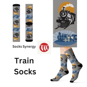 Train Socks Personalized Gift - Etsy