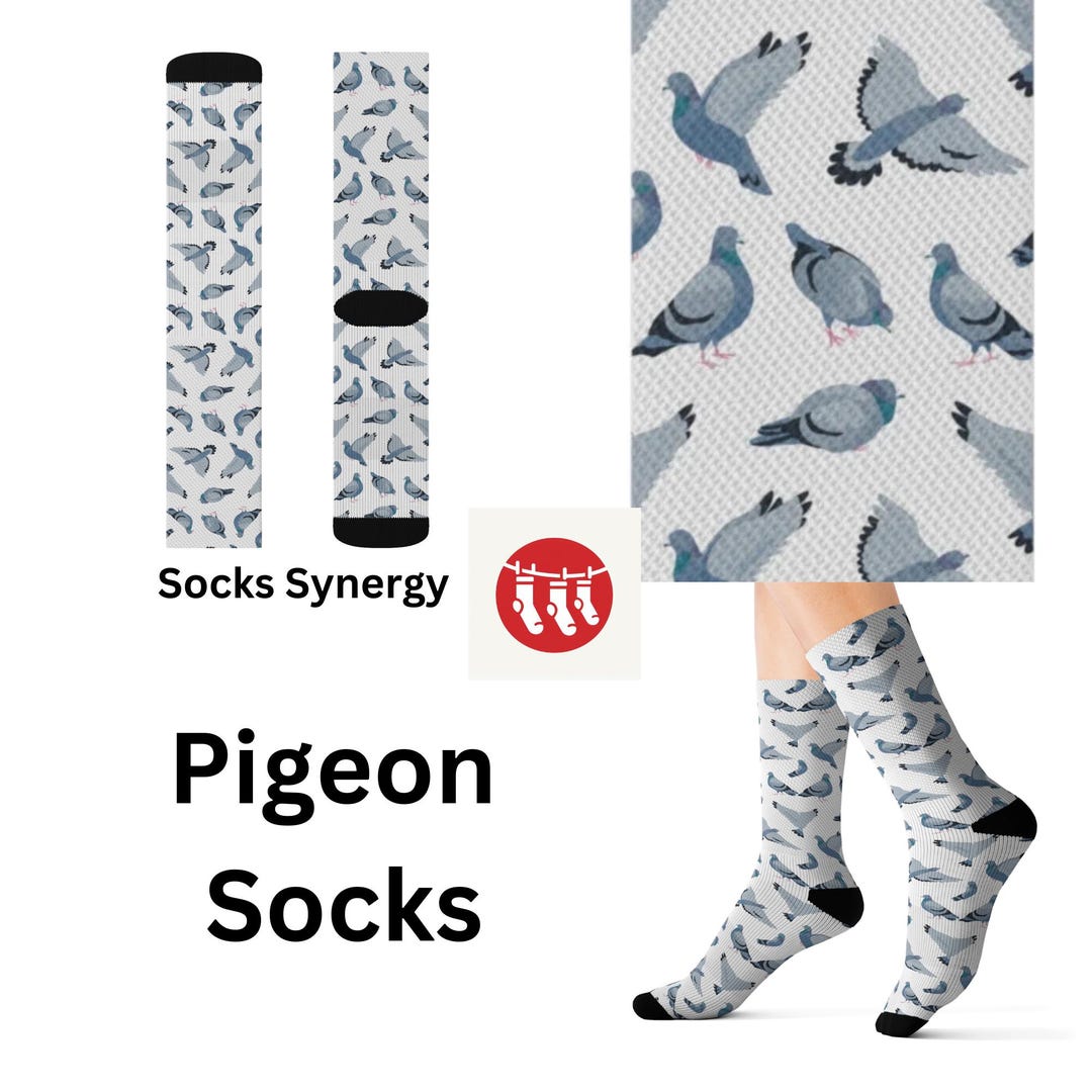 Pigeon Socks Personalized Gift - Etsy
