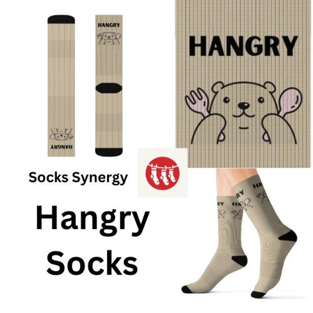 TOP SELLER Hangry Socks Personalized Gift Fun Cool Trendy Gift Present ...