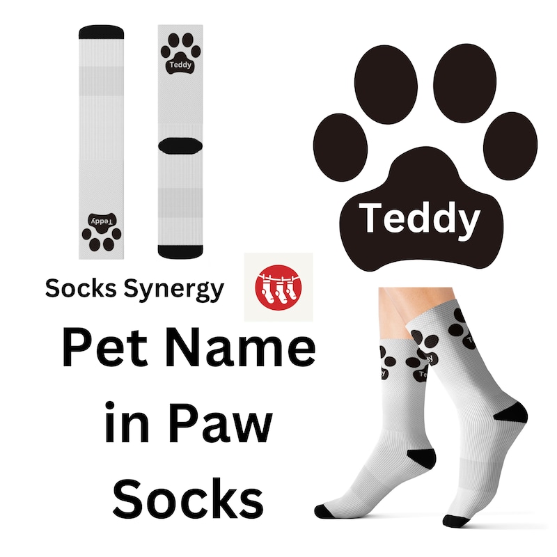 Paw Socks - Etsy