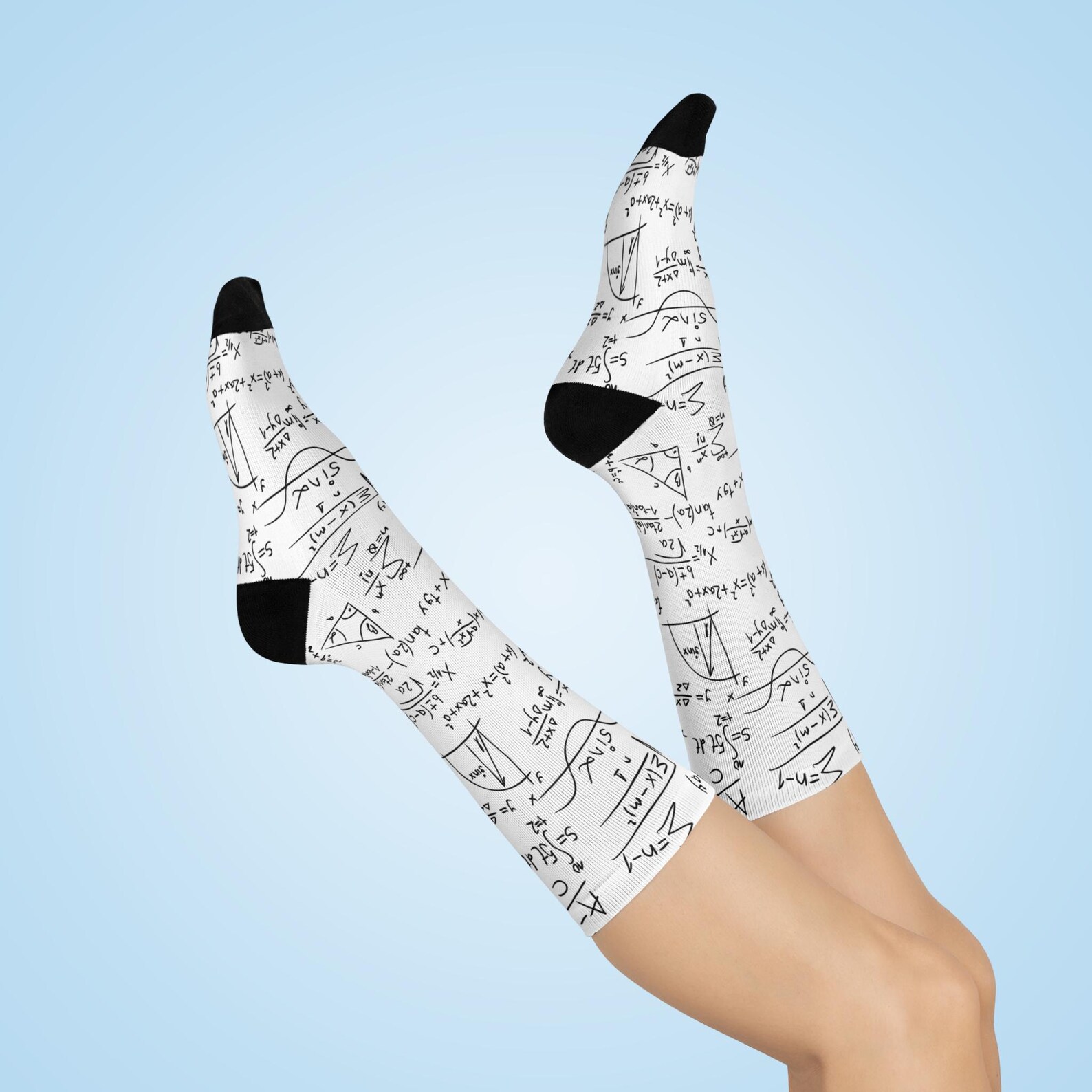 Mathematician's Cushioned Crew Socks - Fun Gift for Teachers, Students ...