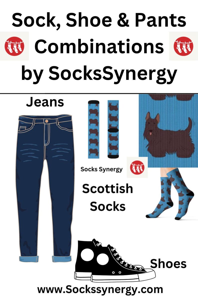 Scottish Terrier Socks Dog Socks Personalized Gift Dog Lover Gift Fun ...