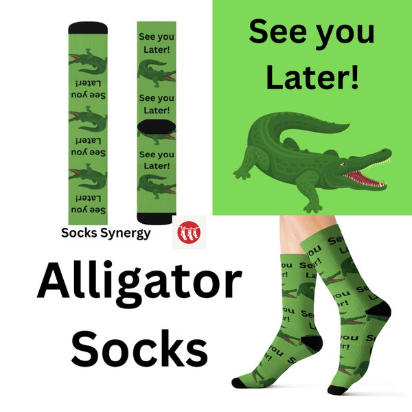 Alligator Socks - Etsy