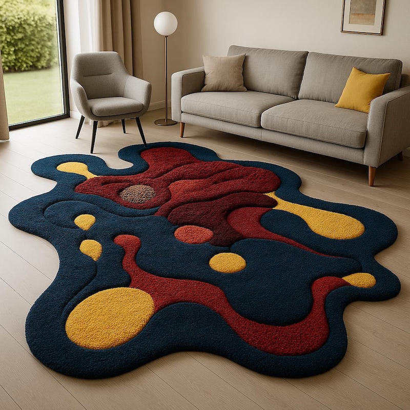 Blob Rug - Etsy