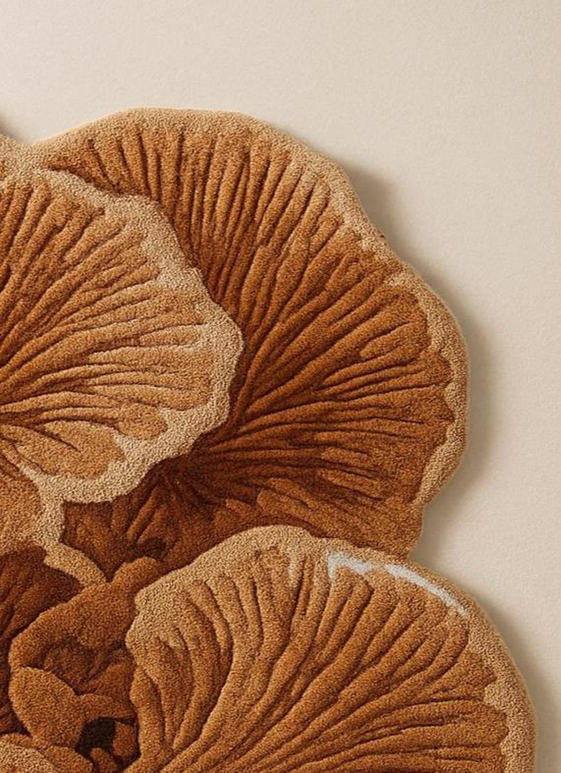 Botanical Flower Shaped Rug | Handmade Blue Petal Rug | Organic Modern ...